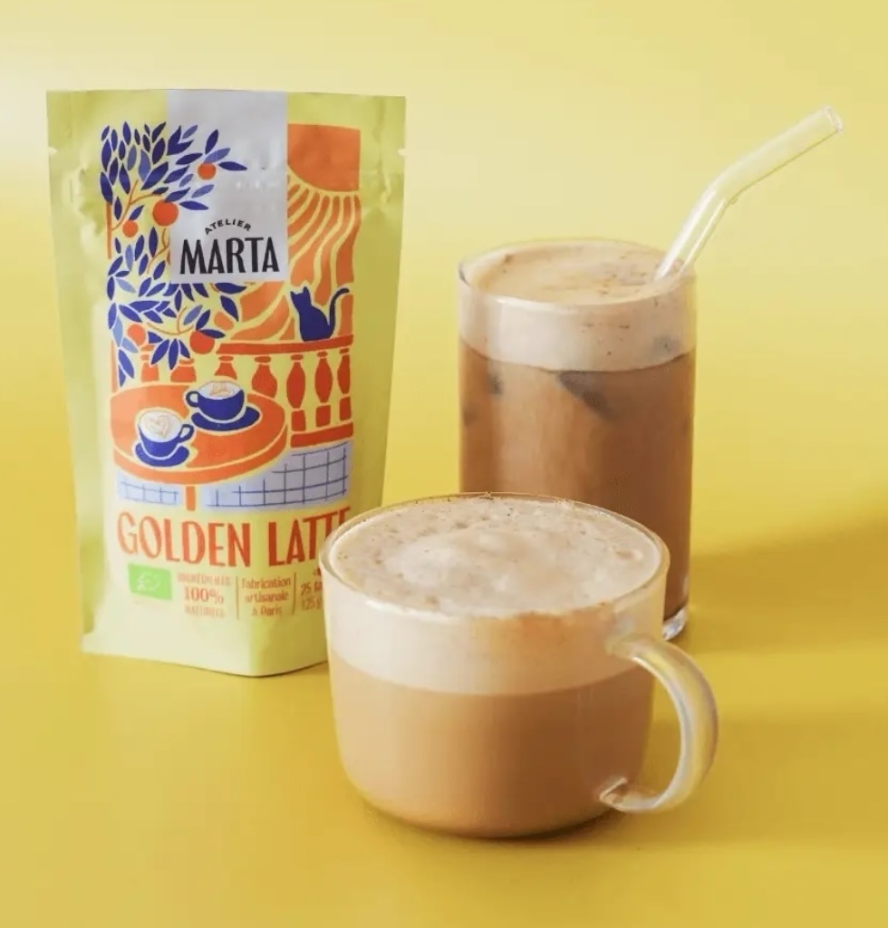 Golden Milk alla Curcuma PREMIUM – Bevanda istantanea 125gr ...
